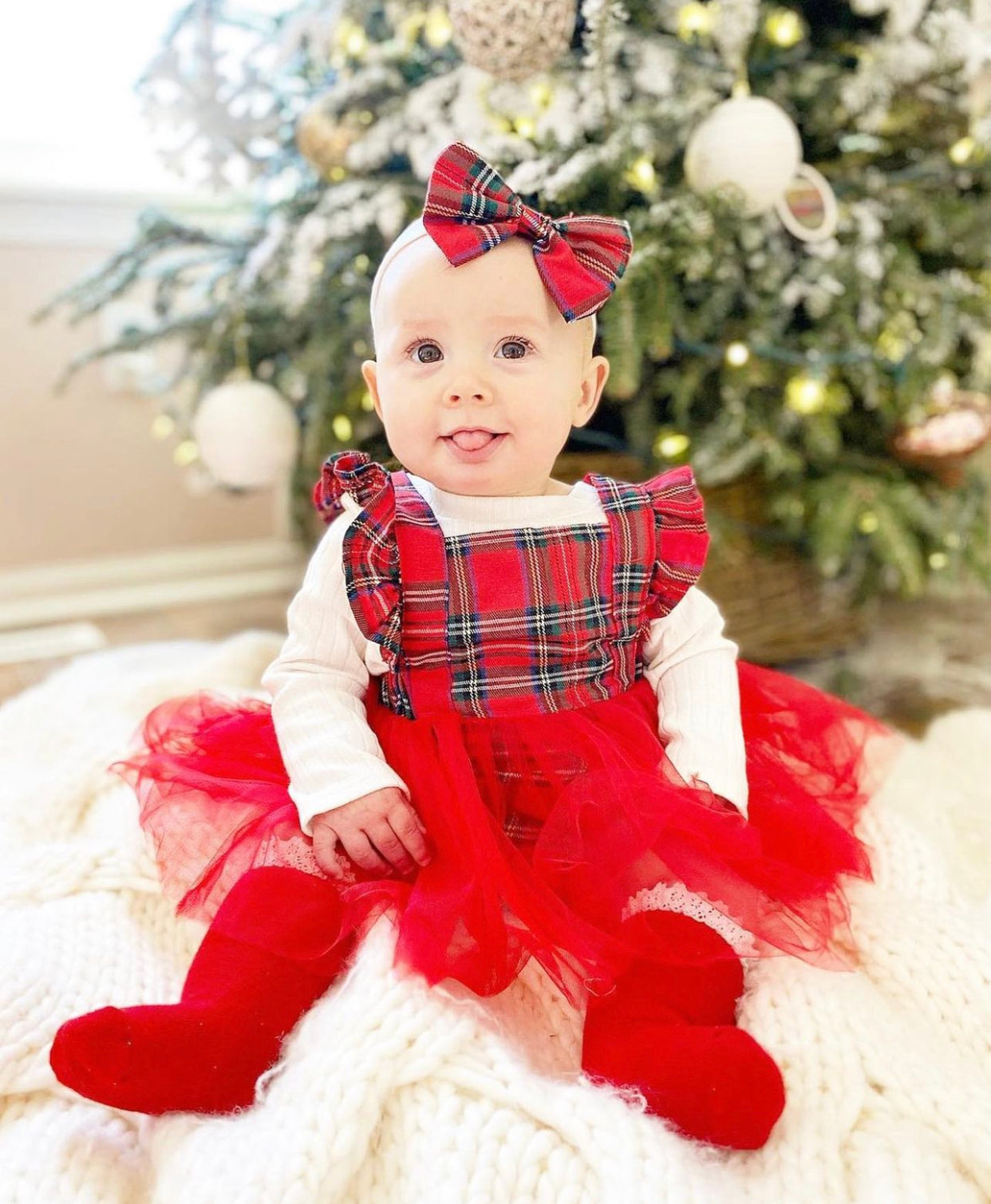 Holiday Tutu Plaid Romper – Bodoke Kids Boutique